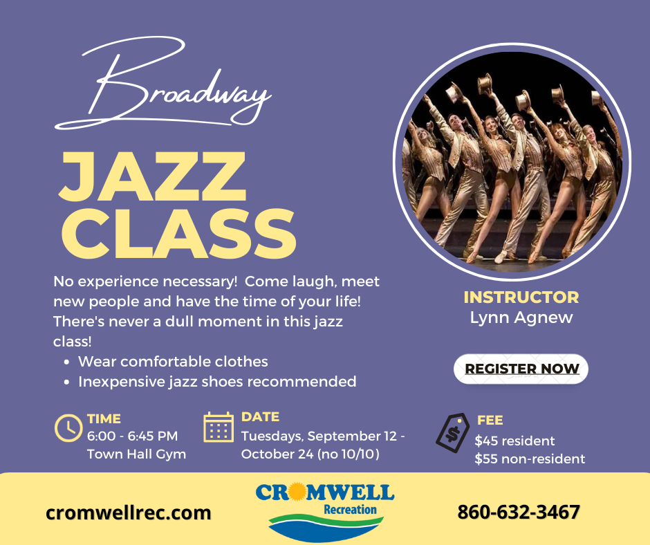 Cromwell Recreation: Broadway Jazz Class